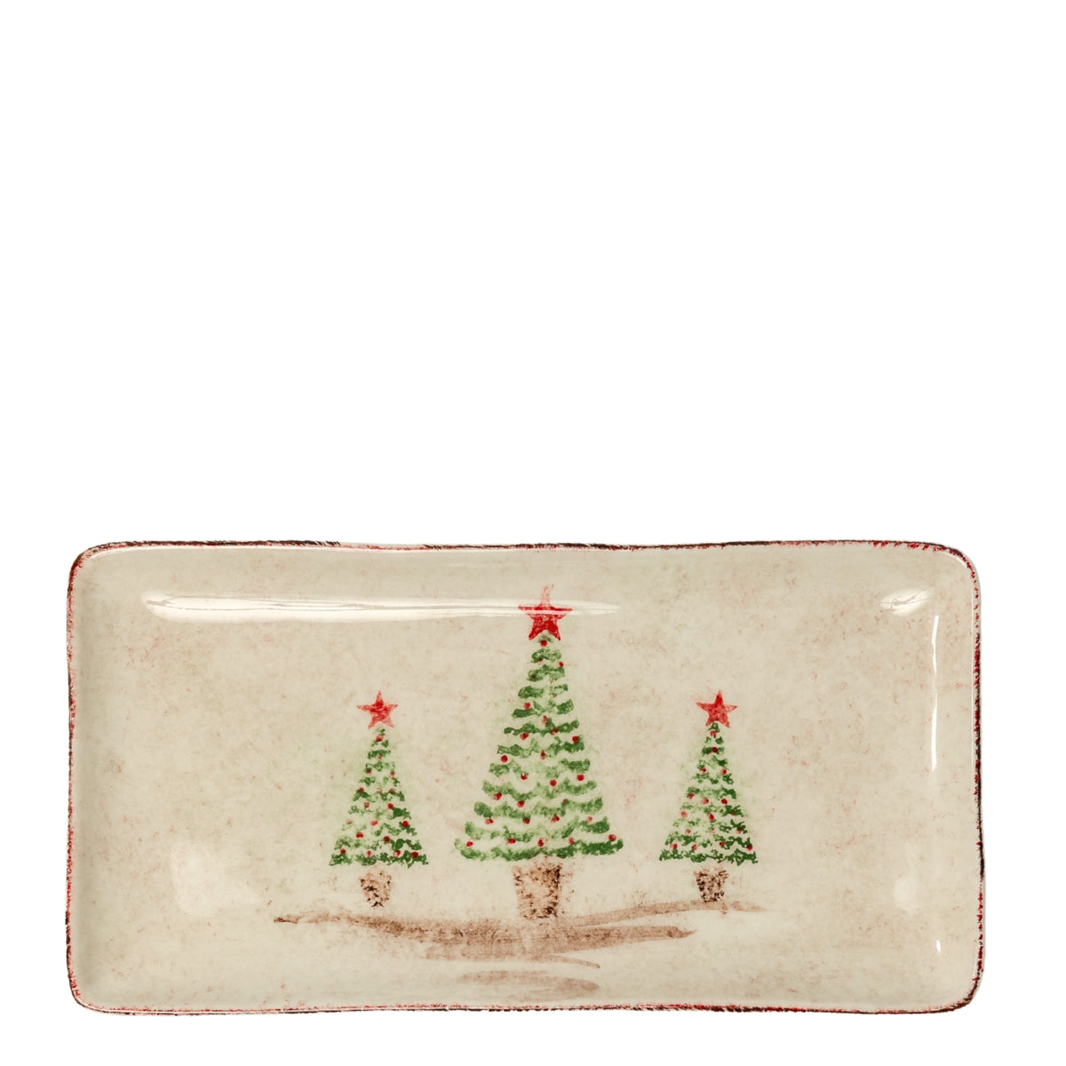 Holiday Large Rectangular Tray | Zafferano