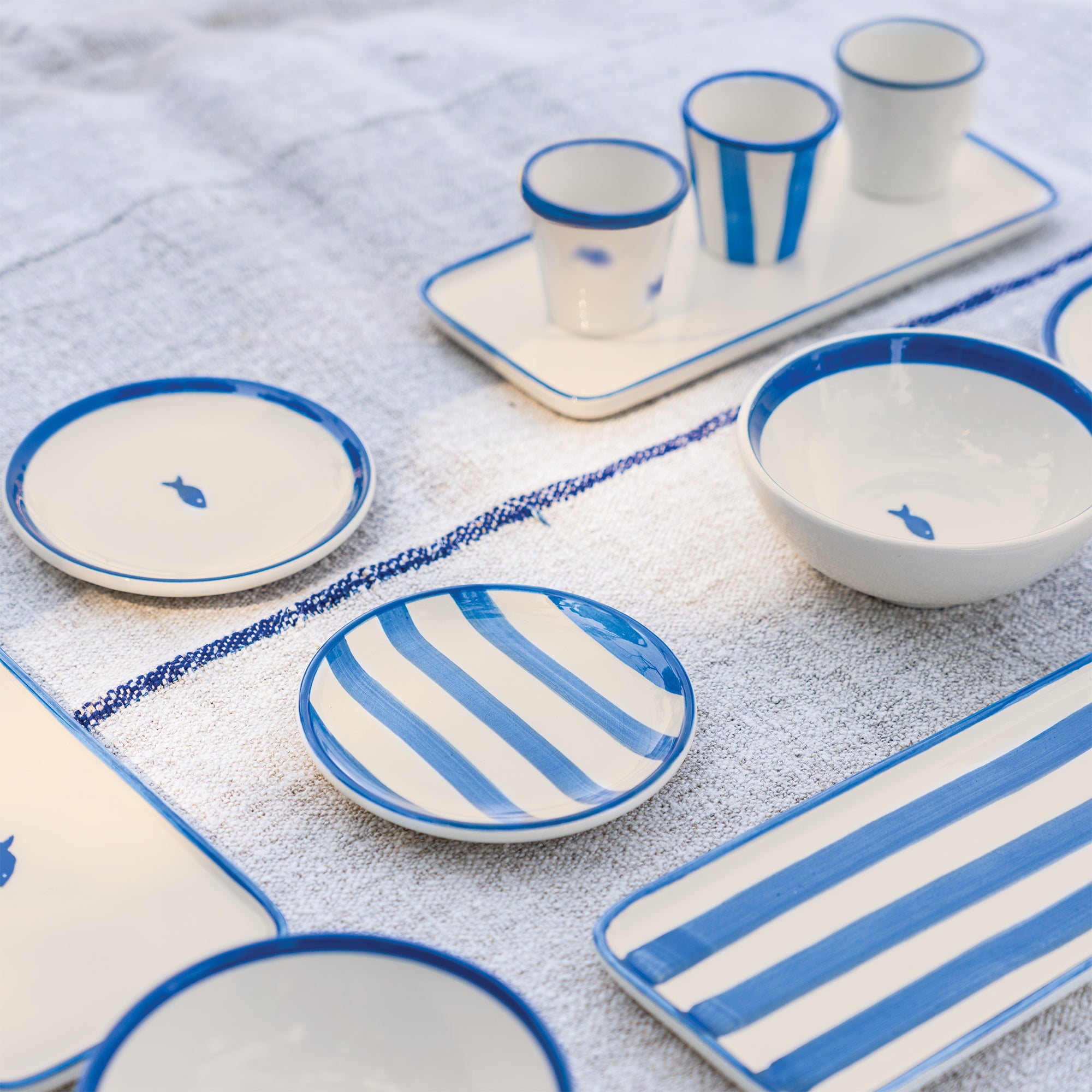 Zafferano America - Cordless Lighting Colored Glass Tableware of Italy