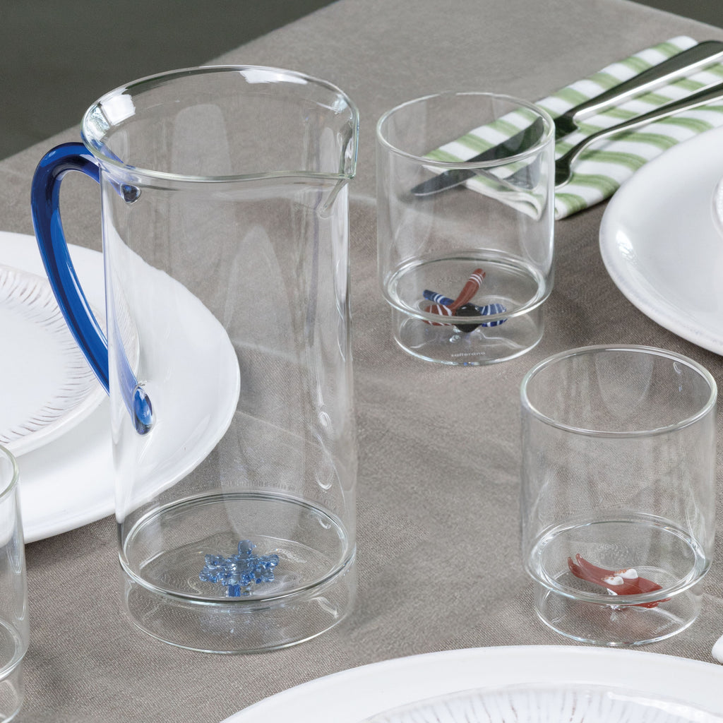 Zafferano America - Cordless Lighting Colored Glass Tableware of Italy