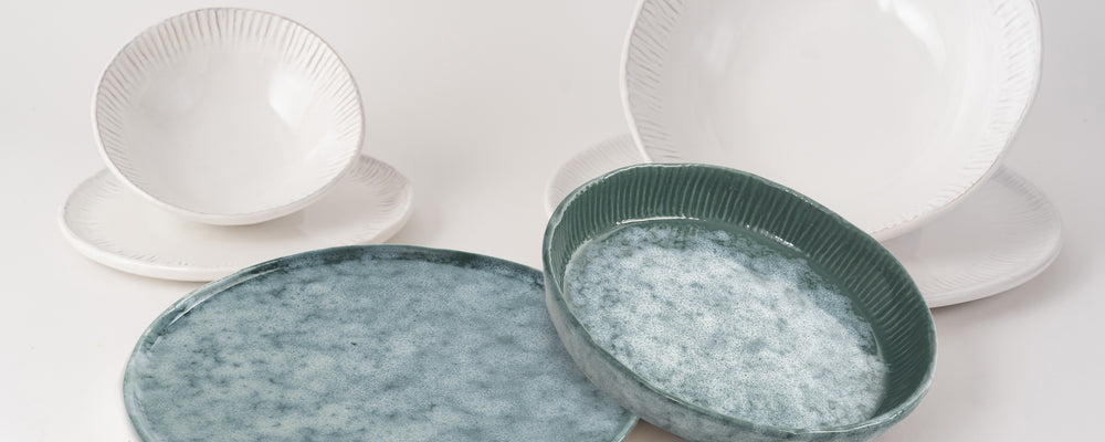 Zafferano America - Cordless Lighting Colored Glass Tableware of Italy