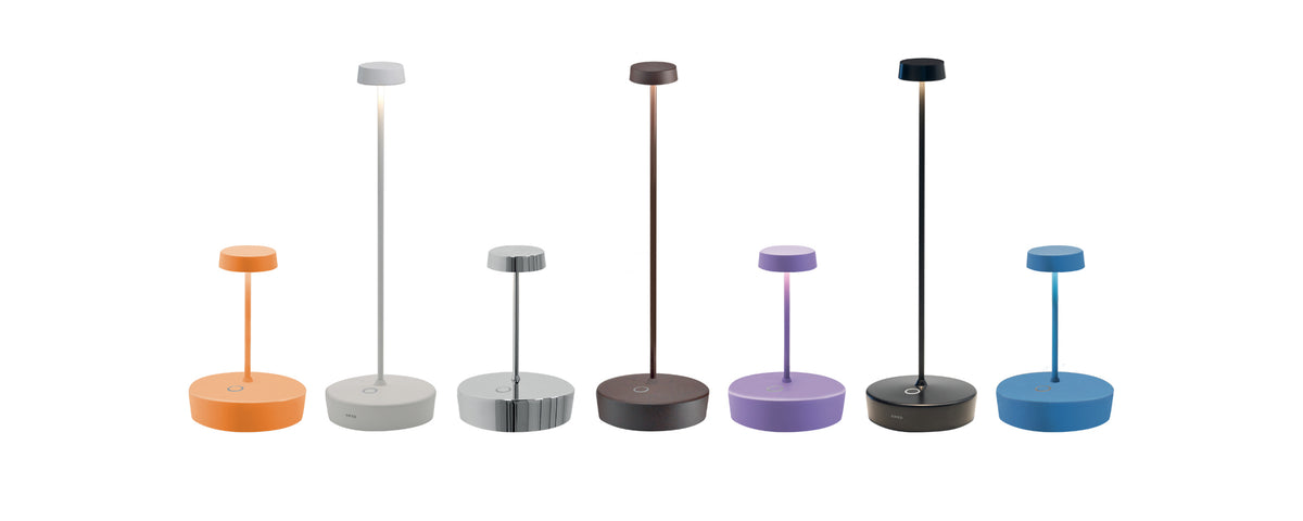 Zafferano America - Cordless Lighting Colored Glass Tableware of Italy