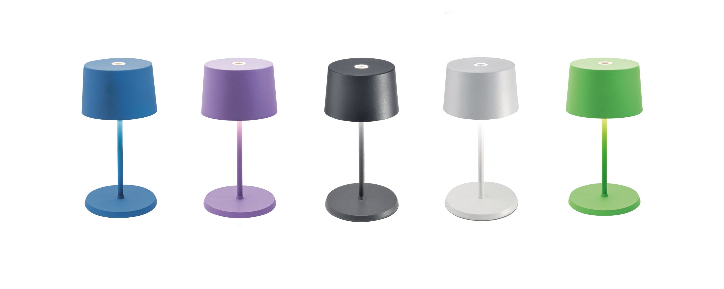 Zafferano America - Cordless Lighting Colored Glass Tableware of Italy